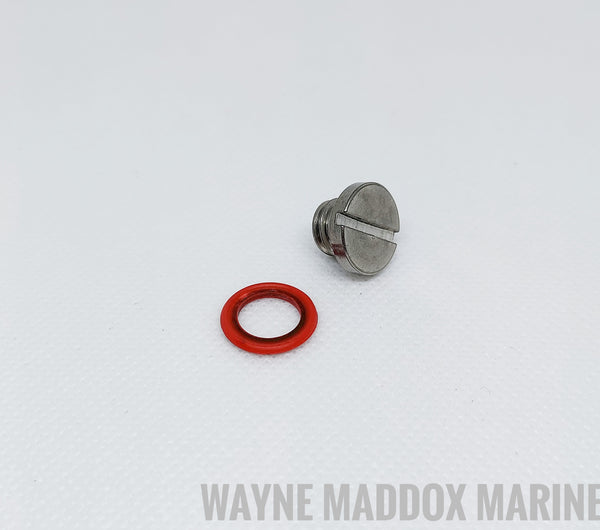 Mercruiser Drain Plug - Flat – Wayne Maddox Marine